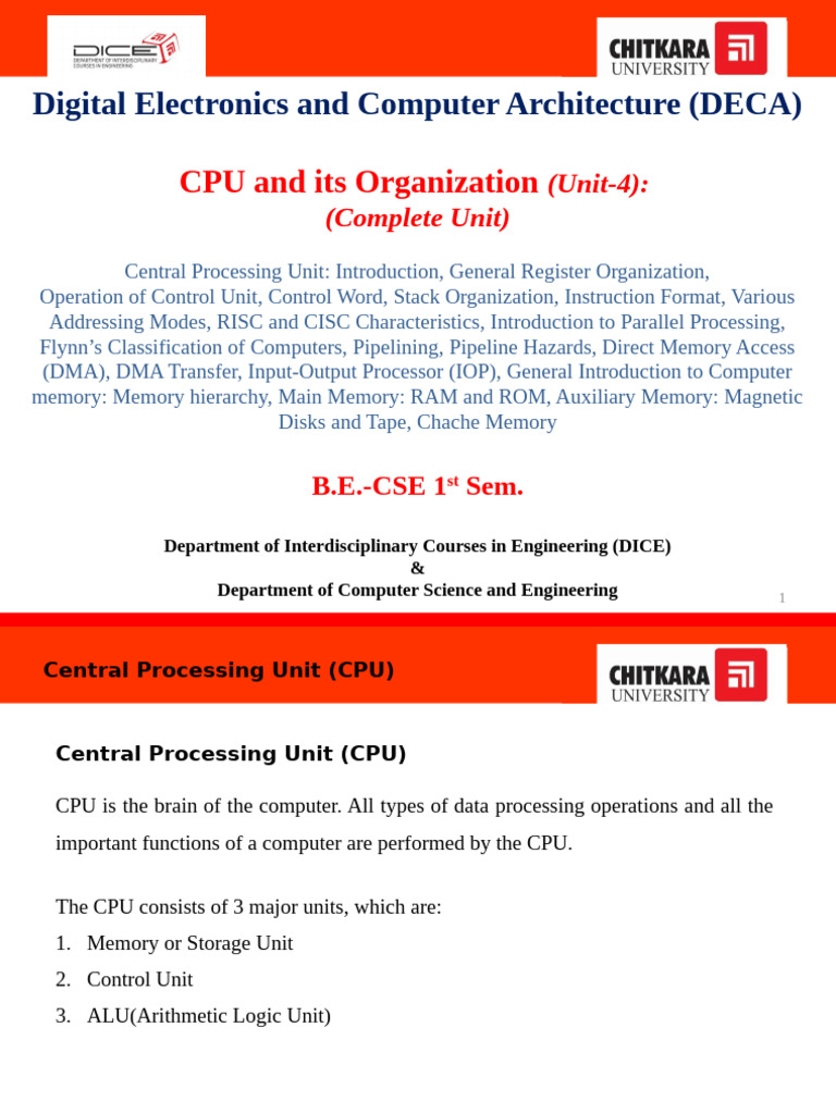 DECA_Unit 4 Complete | PDF | Central Processing Unit | Computer Data ...