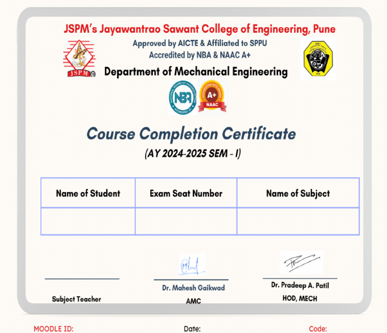 Course Completion Certificate | PDF