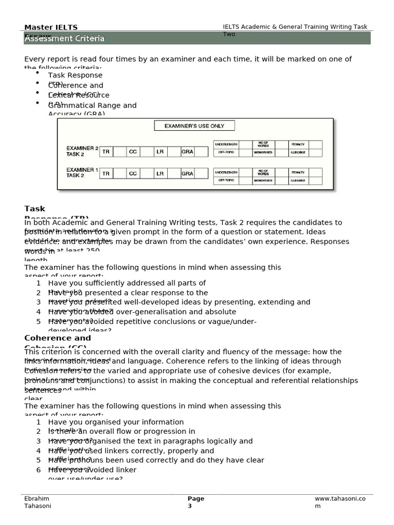 Writing Task Two Course Pack | PDF | Word | Grammar