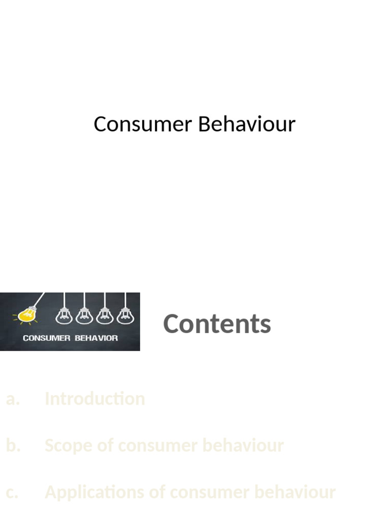 Consumer Behaviour, 2024, September | PDF | Consumer Behaviour | Marketing