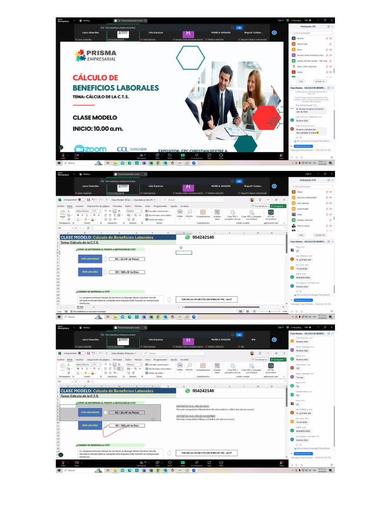 CHARLA-CALCULO DE CTS | PDF