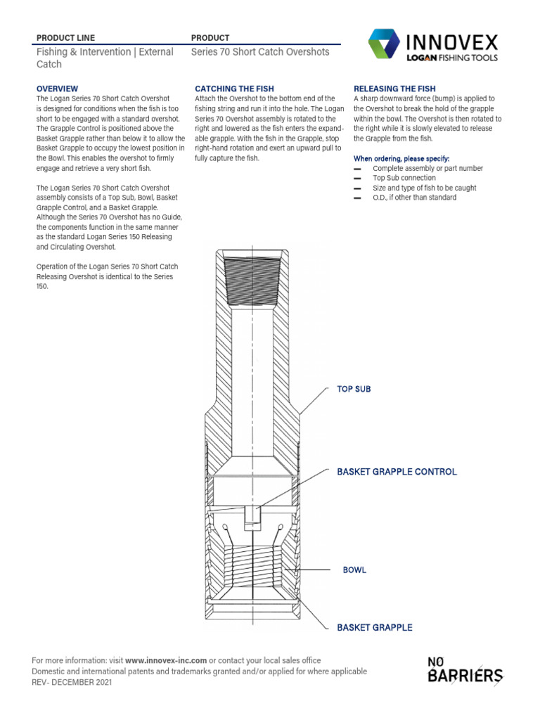 Series 70 Short Catch Overshots | PDF