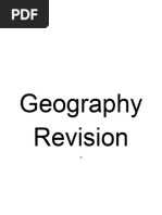 IGCSE Geography Revision Notes | PDF | Weathering | Volcano