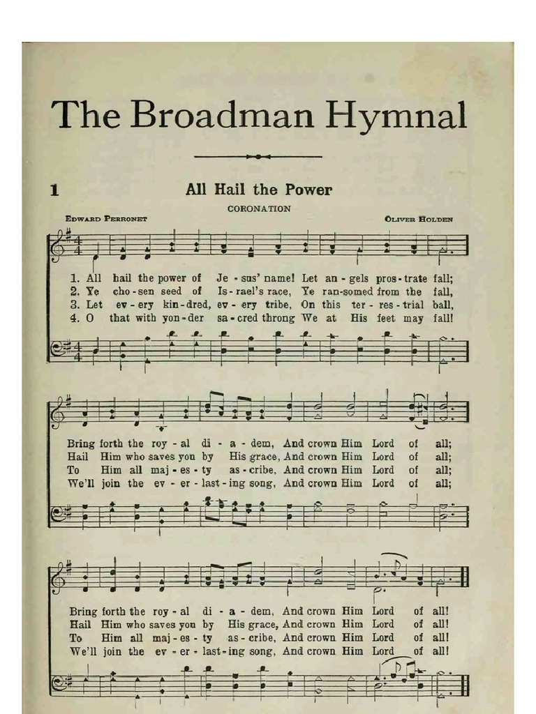Broadman Hymnal | PDF