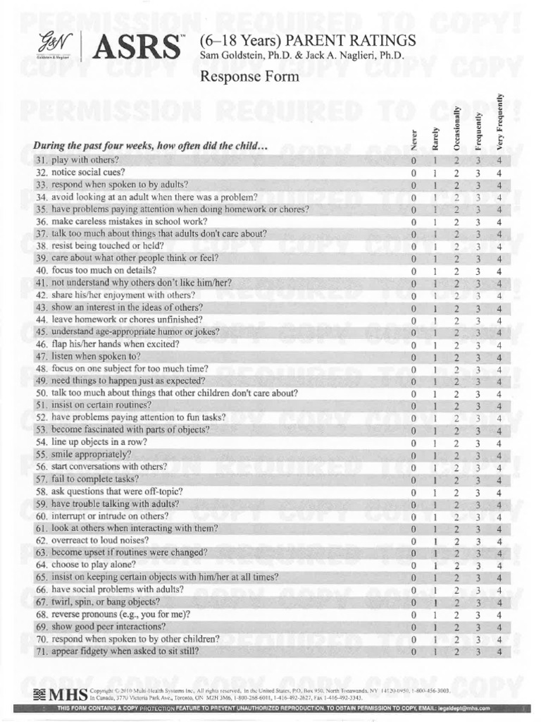 ASRS 6-18 Parent | PDF