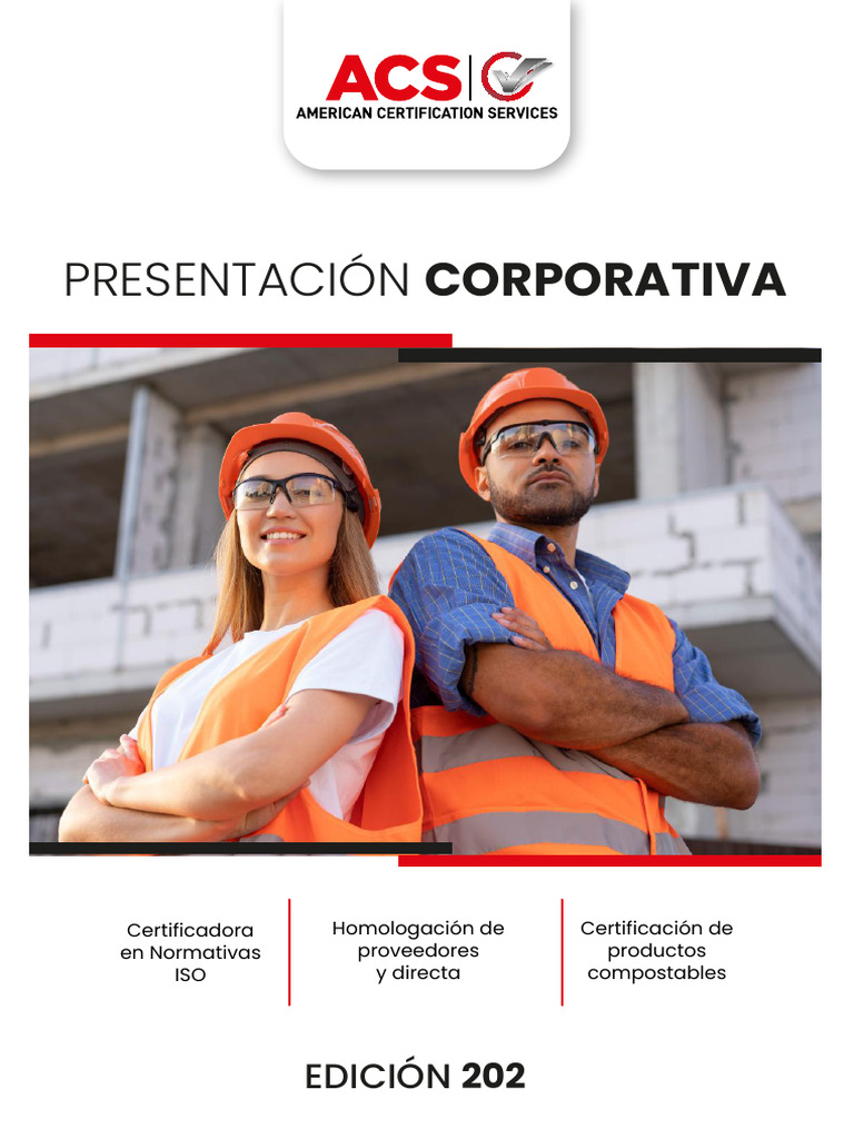ACS 2024 - Brochure Homologacion | PDF | Calidad (comercial) | Business