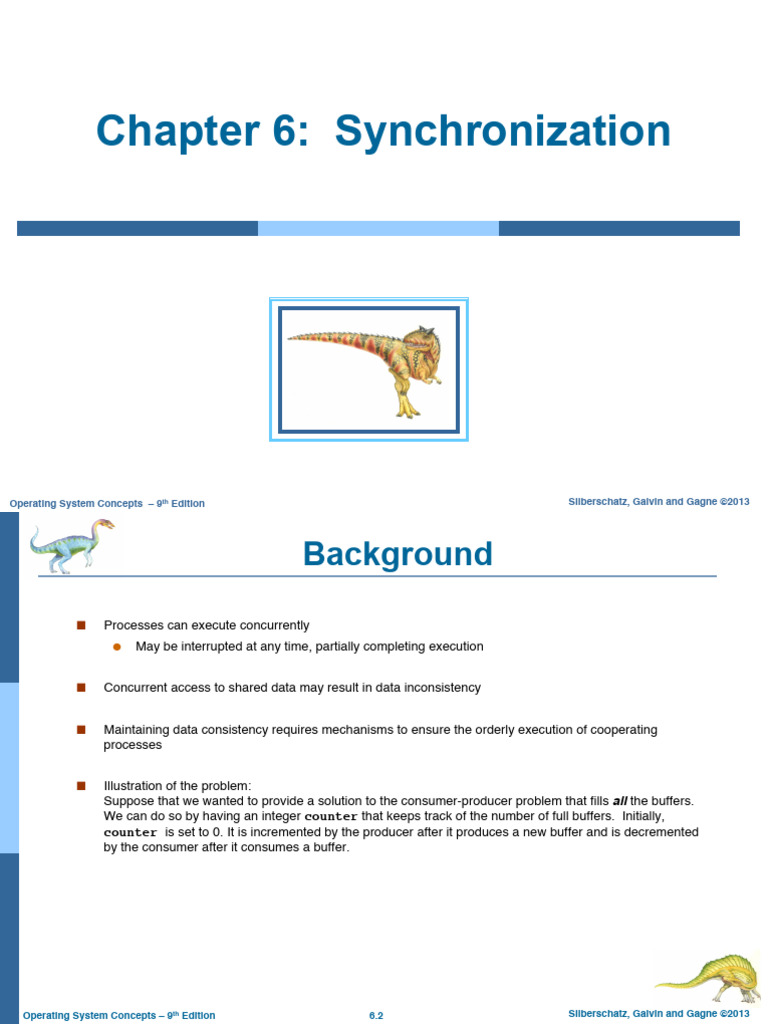 Synchronization in Operating Systems | PDF | Concurrent Computing | Computer Programming