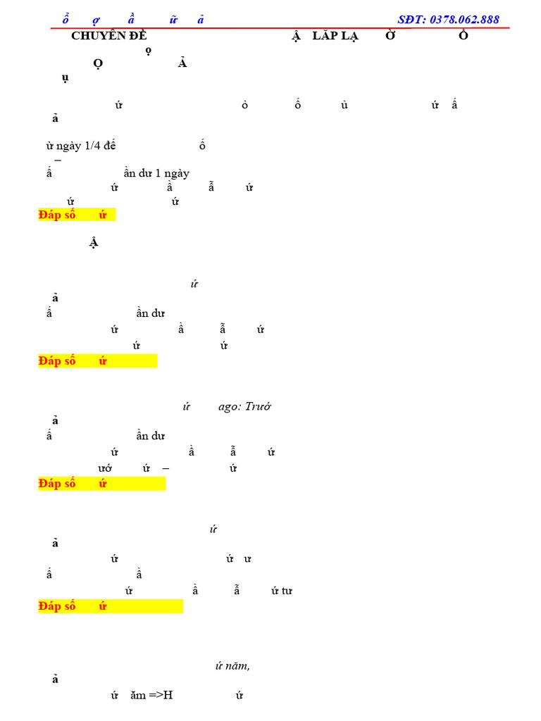 g3i. Bài Toán Lặp Lại Thời Gian-buổi 2-Lời Giải | PDF
