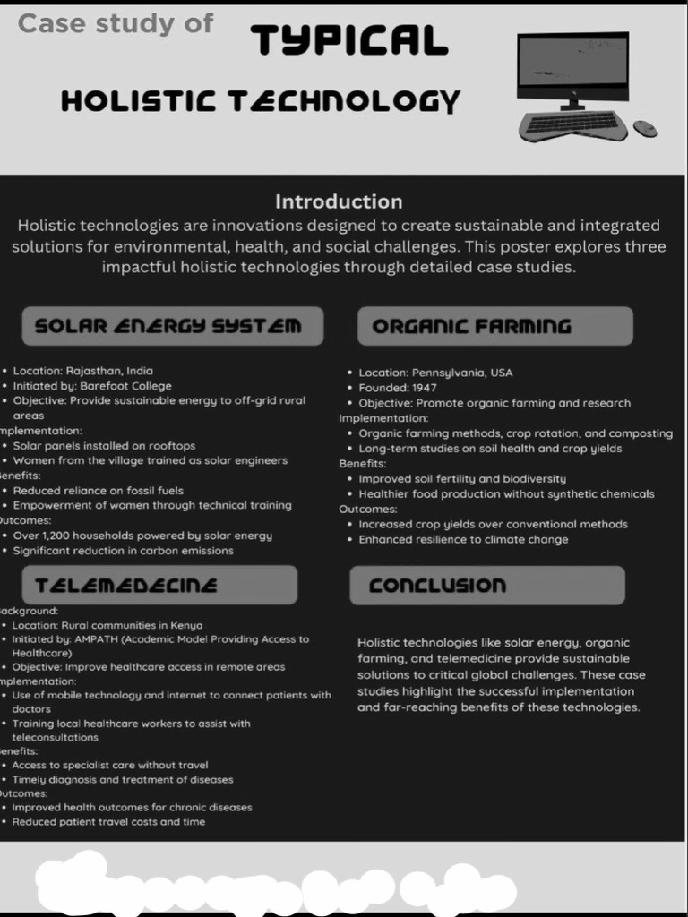 eposter of typical holostic technology | PDF