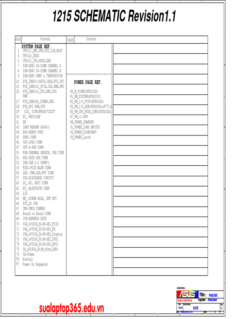 Asus 1215n - r1 (1) .0g-Output (Diagramas - Com.br) | PDF | Computer Standards | Computing