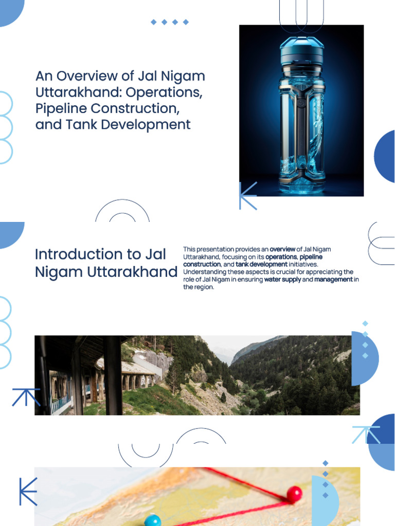 Slidesgo an Overview of Jal Nigam Uttarakhand Operations Pipeline Construction and Tank ...