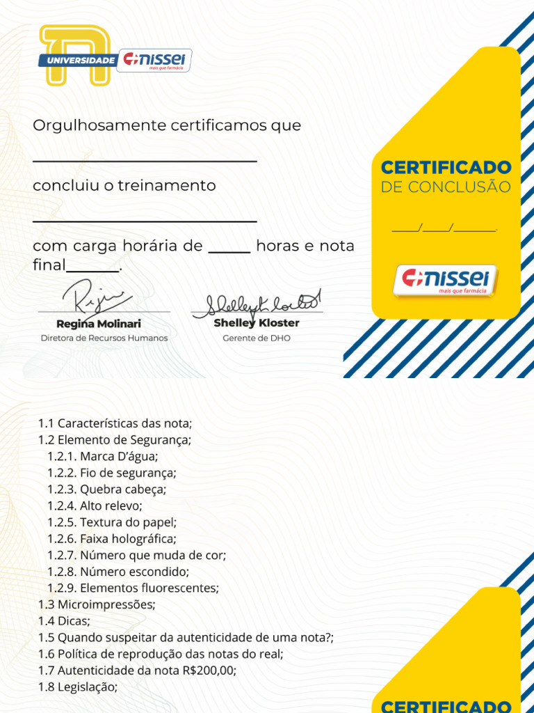 Certificado de Concluso de Curso | PDF