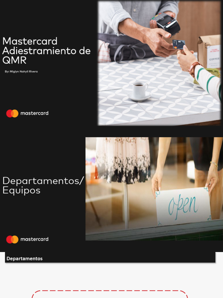 Adiestramiento QMR - Espanol | PDF | Tarjeta de débito | Tarjeta de crédito
