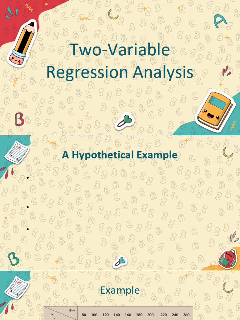 L2 TwoVariable Regression 2023 | PDF | Linear Regression | Regression Analysis