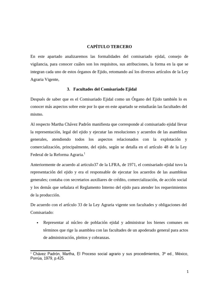 Capítulo Tercero | PDF