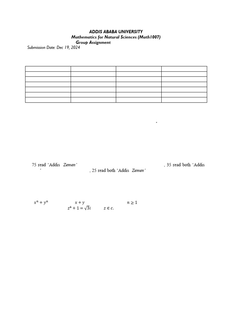 AAU Assignment | PDF