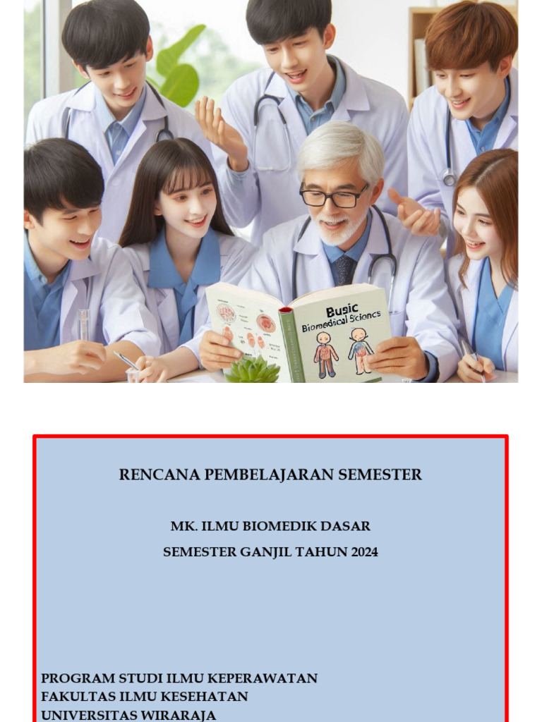 Rencana Pembelajaran Biomedik Dasar 2024 | PDF
