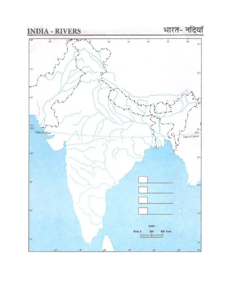 River Map of India | PDF