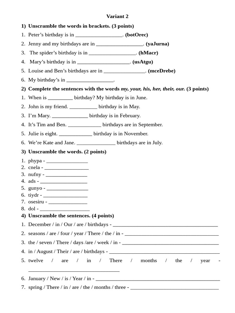 Test Unit 2 | PDF