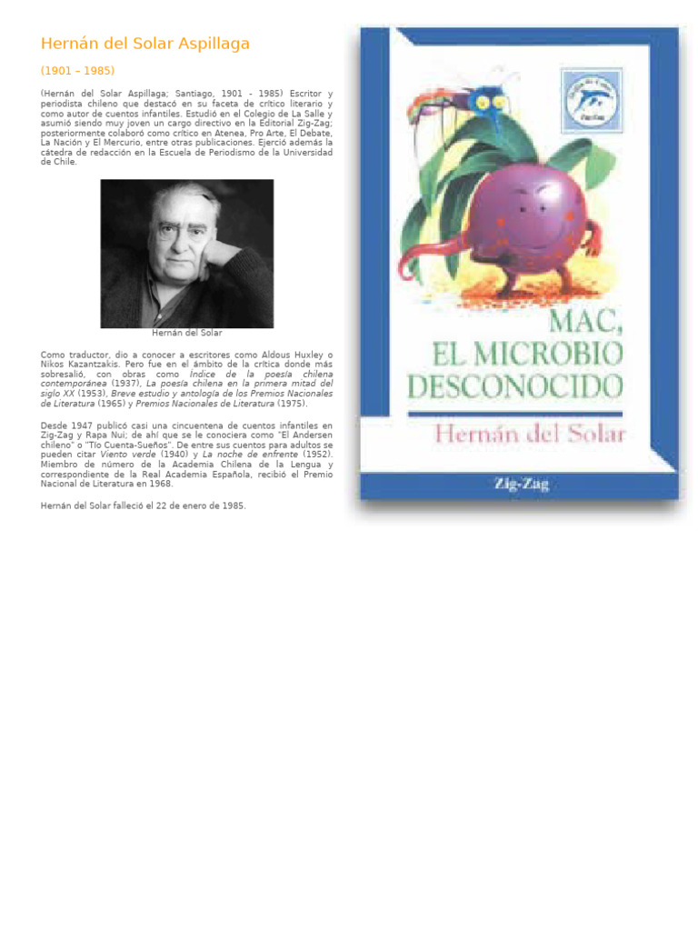 Tapa Libro Mac El Microbio Desconocido Pdf