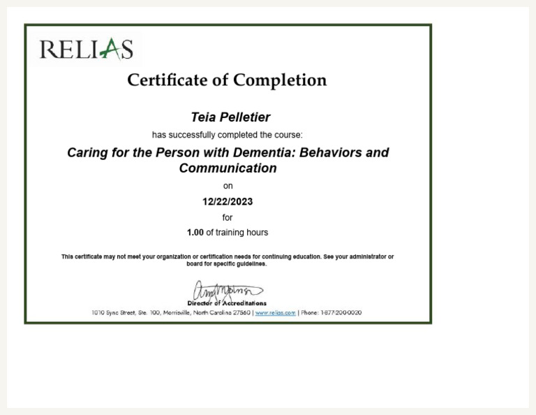 Certificate | PDF