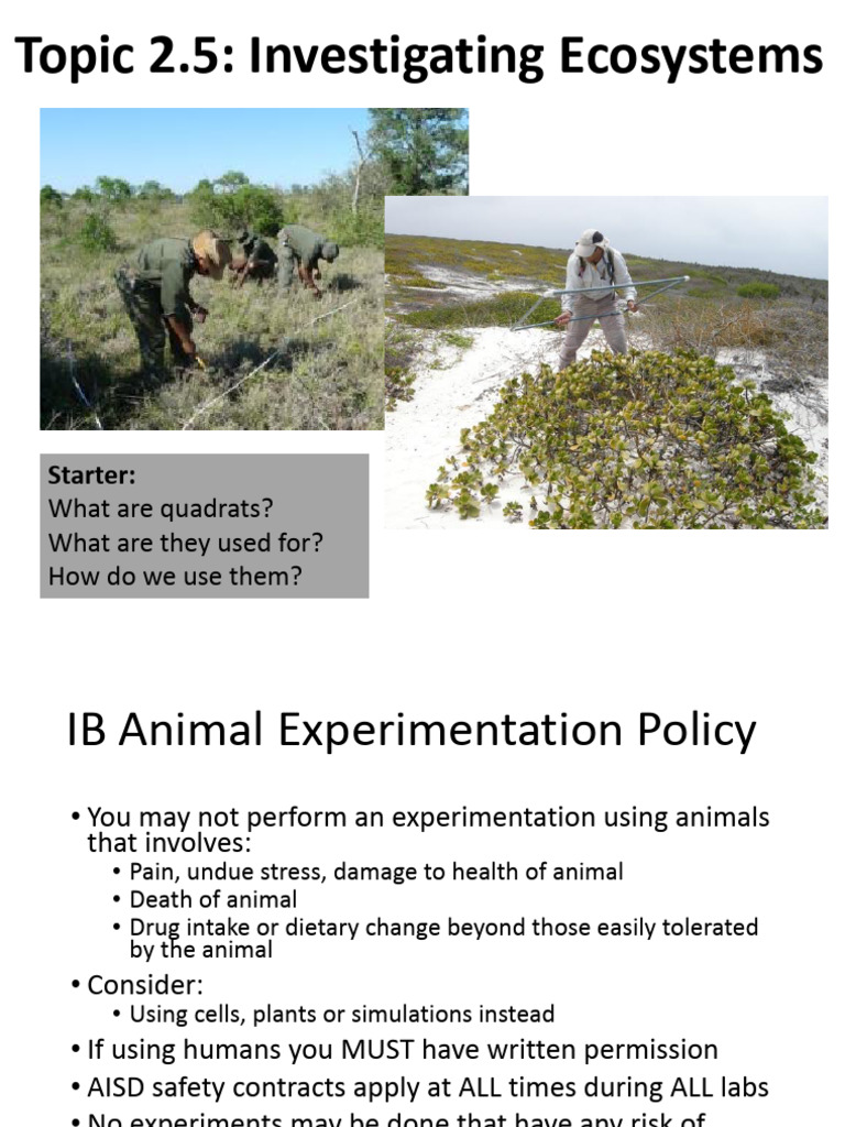 AAS 2.5 Investigating Ecosystems | PDF | Ecosystem | Soil