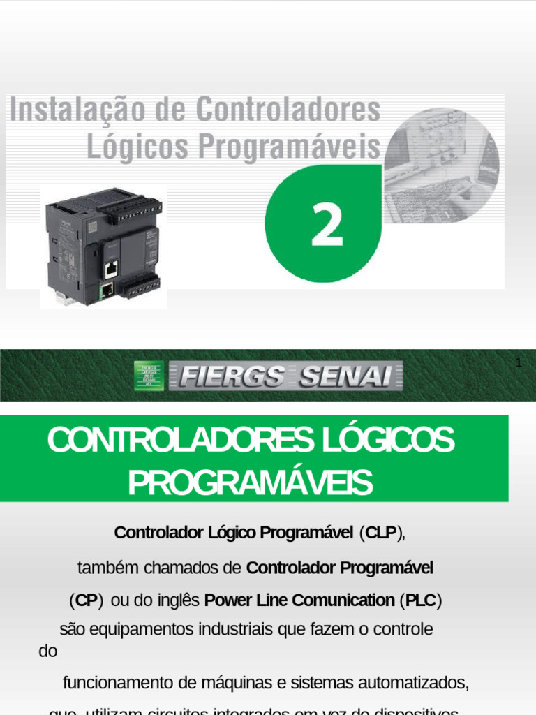 02 - Instalação de CLP | PDF | Controlador lógico programável | Fonte ...