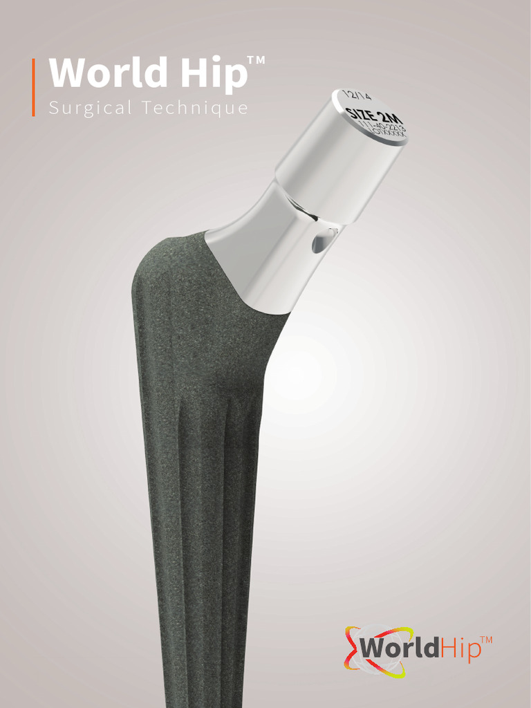 111-40-0001 World Hip Surgical Technique (1) | PDF | Hip | Orthopedic ...