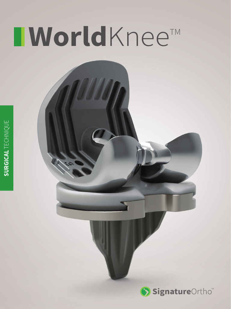 121 200 033 - World Knee Technique | PDF | Knee | Orthopedic Surgery