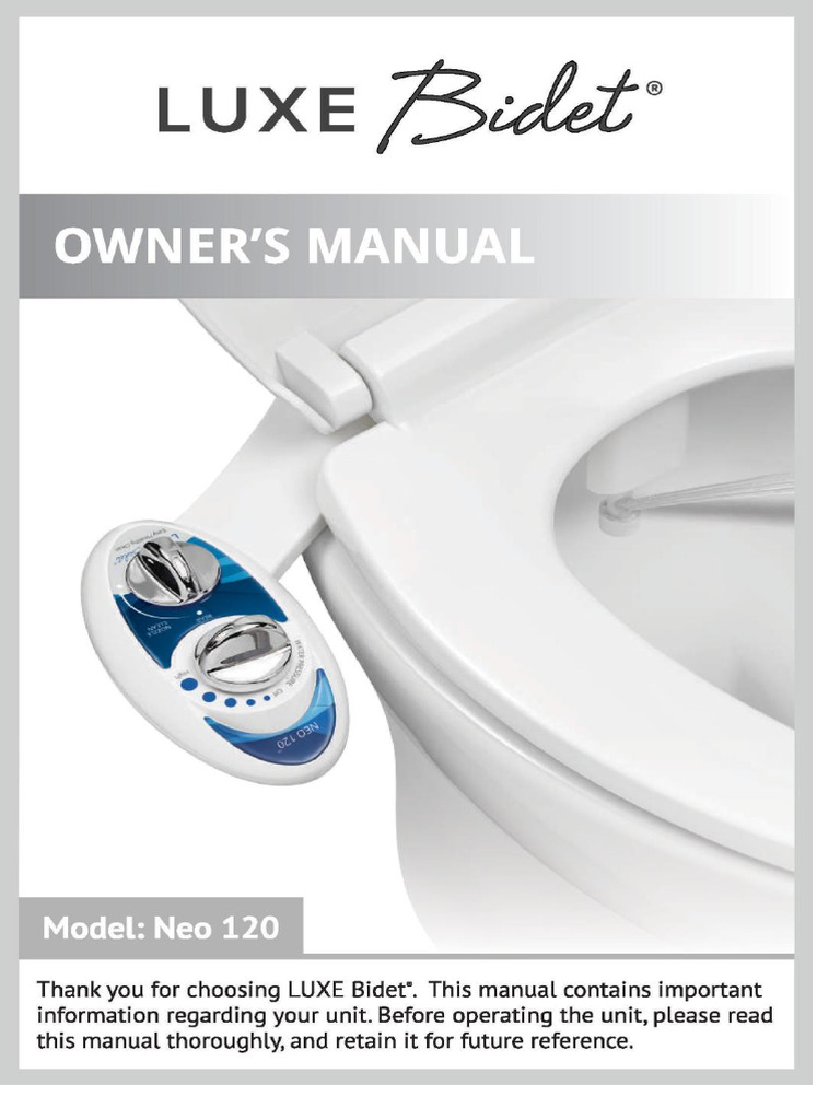 Manual Bidet Luxe | PDF