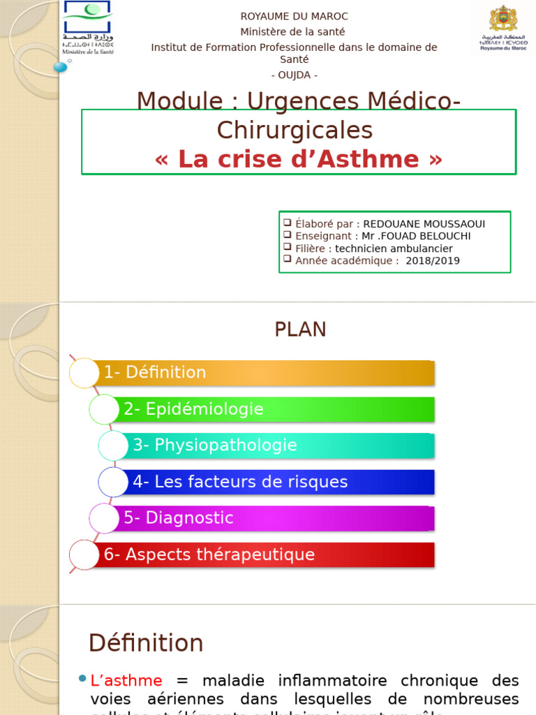 Crise D'asthme | PDF | Asthme | Médecine clinique
