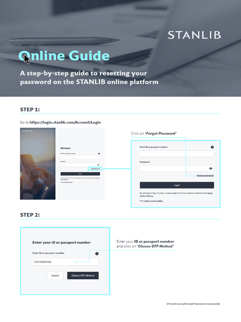 STANLIB Online Guide | PDF