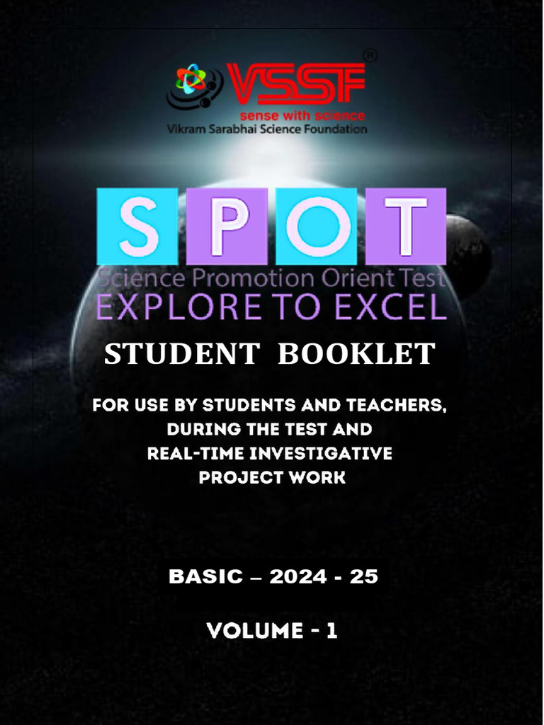 Spot Basic Space Science Booklet 2024 25 92882 | PDF | Planets | Space ...