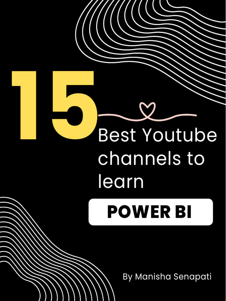 YT Channels for learning Powerbi | PDF | Analytics | Data Analysis