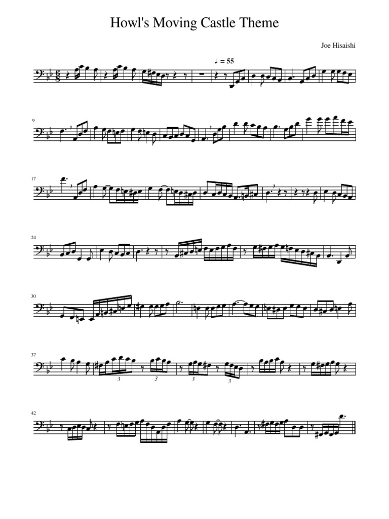 Howl's Moving Castle Theme Music | PDF