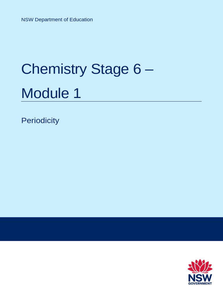 Science s6 Chemistry Module 1 Periodicity | PDF | Microsoft Excel | Spreadsheet