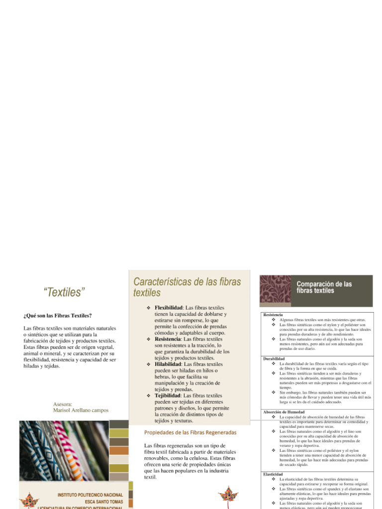 Tríptico Textiles | PDF