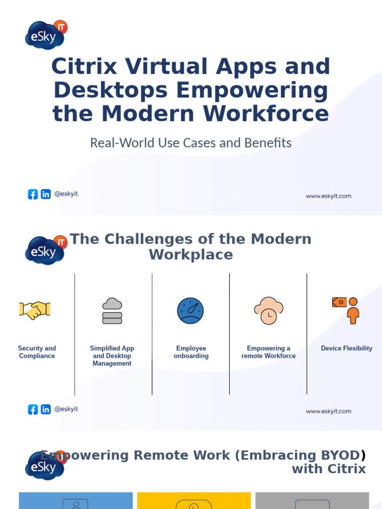 Citrix Virtual Apps and Desktops Use Case | PDF | Citrix Systems ...