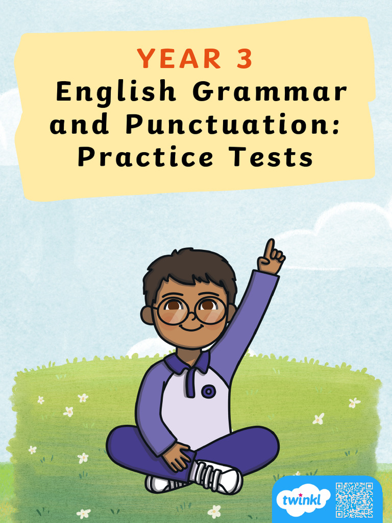 Year 3 English Grammar and Punctuation Practice Tests 1 Ver 3 | PDF ...