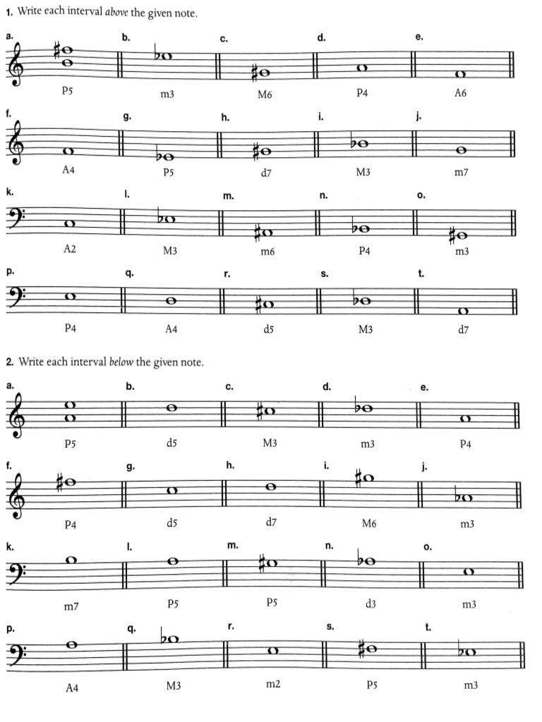 Intervals | PDF