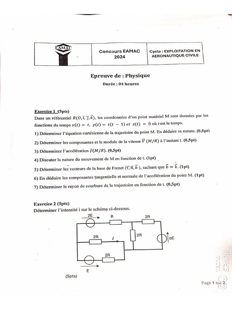 EAMAC Ingénieurs 2024 | PDF
