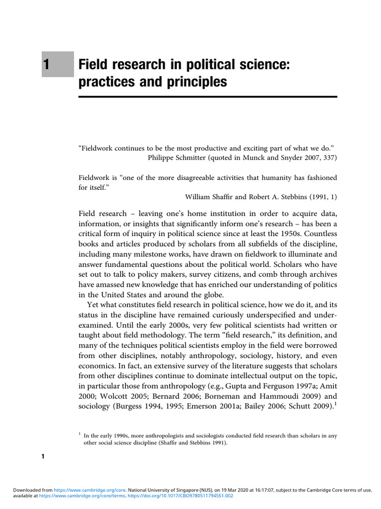 Kapiszewski, Maclean Read - Field Research in Political Science ...