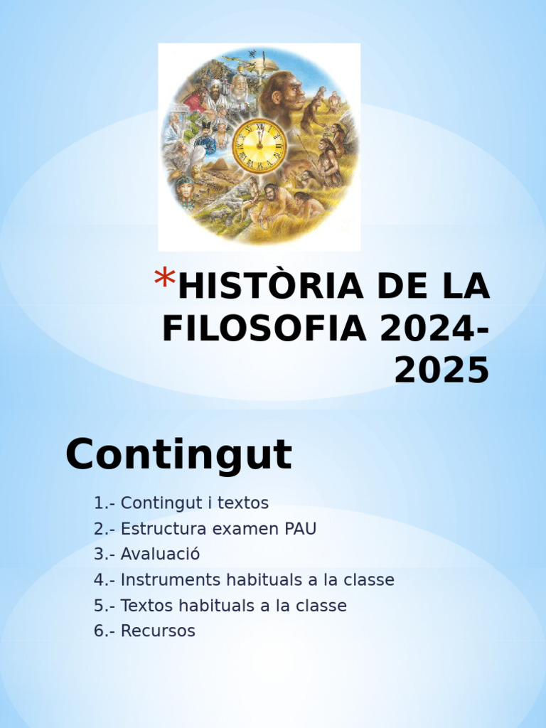 Presentació Curs 2024-2025 | PDF