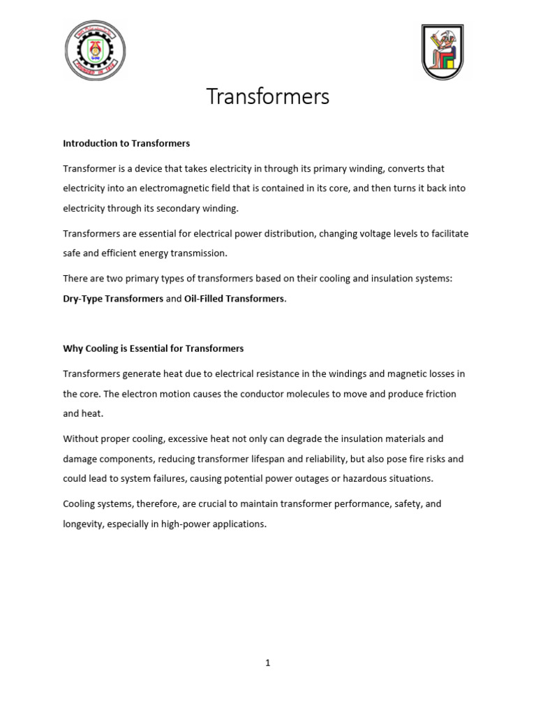Dry v Oil Transformers | PDF | Transformer | Convection