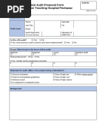 Clinical Audit Report Template | PDF | Audit
