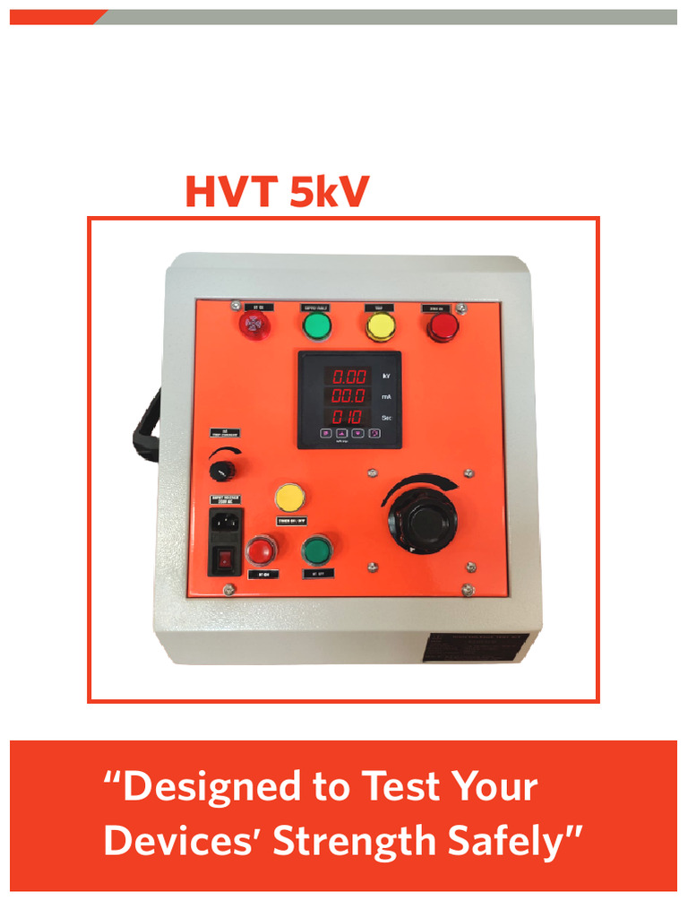 HVT 5kV AC | PDF | Power Supply | Alternating Current