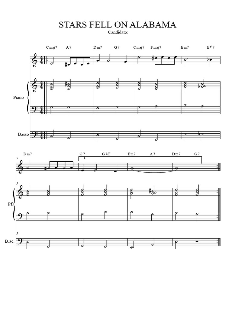 Stars Fell On Alabama | PDF
