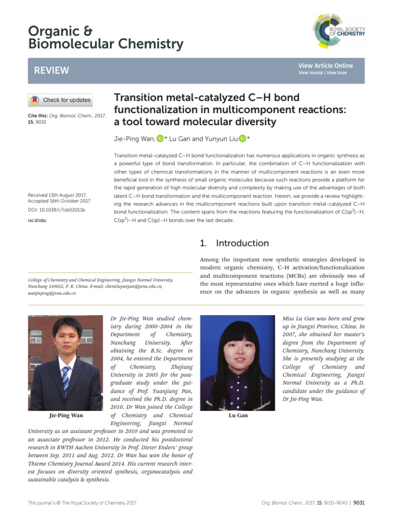 IMP1 | PDF | Chemical Reactions | Amine