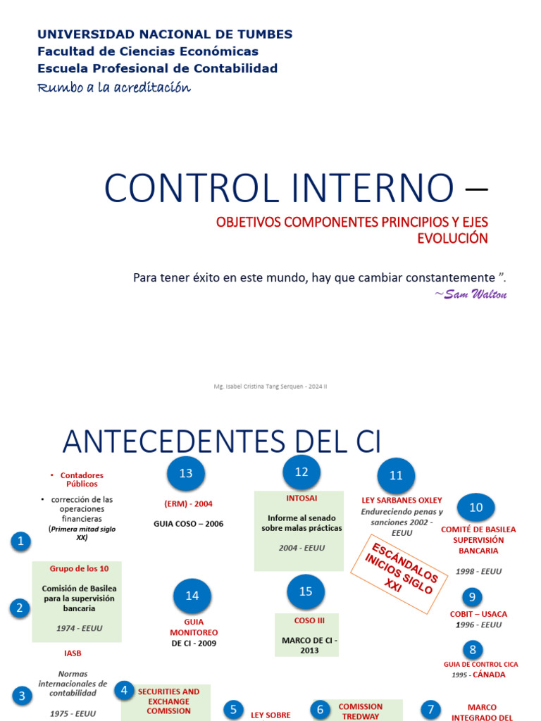 Control Interno: Marco y Componentes COSO | PDF | Business
