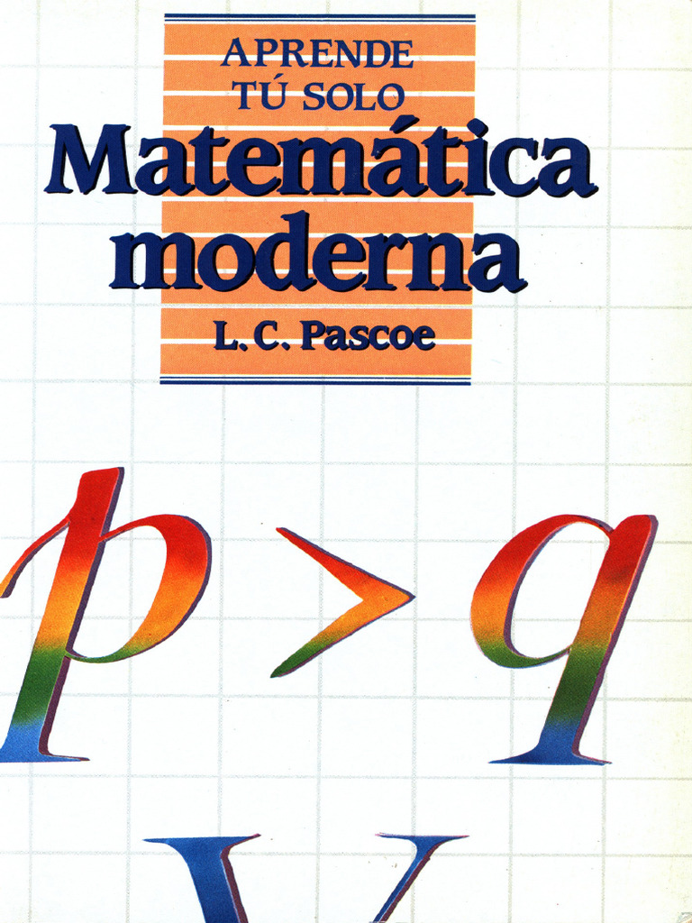 Aprende Tú Solo MATEMÁTICA MODERNA | PDF